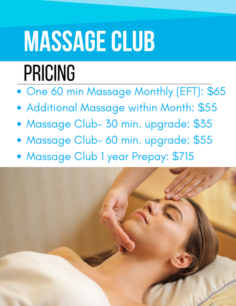 Massage Club Program | BackFit Health + Spine